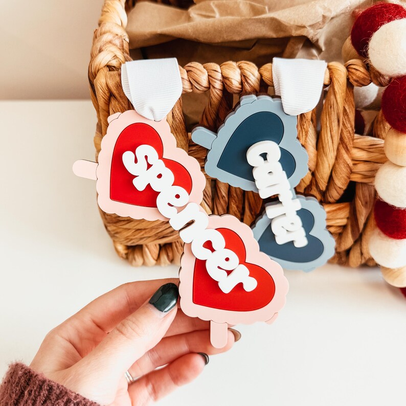 Valentine's Day Basket Tag, Heart Sunglasses Tag, Valentine's Day Heart ...