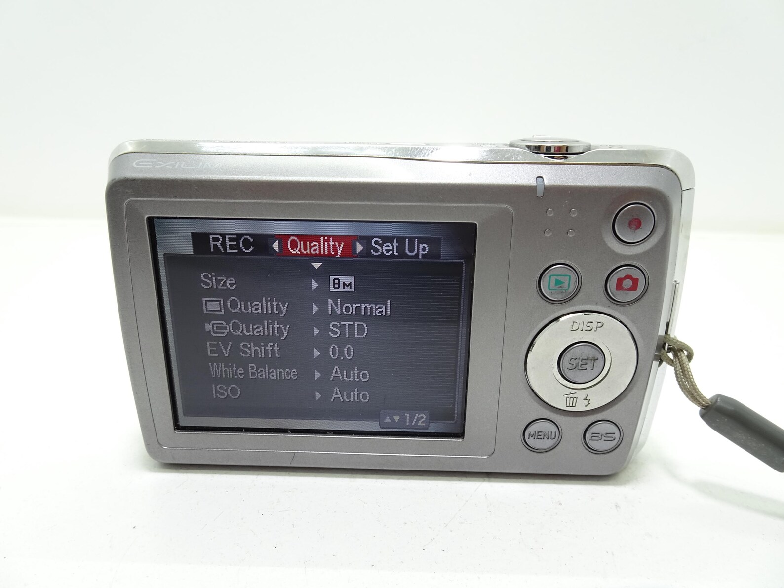 Casio Exilim EX-Z35 Black 12.1MP Digital Compact Camera - Silver With ...