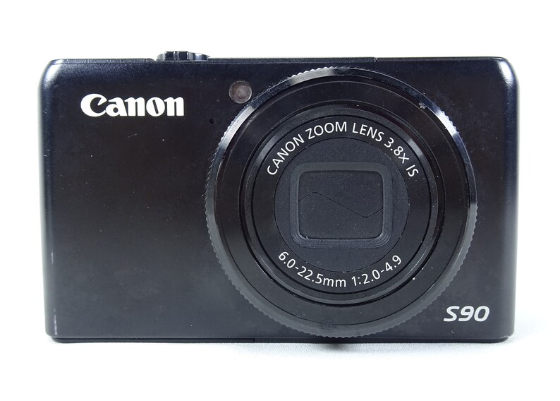 Canon Powershot S90 10.0MP Compact Digital Camera Black With Battery ...