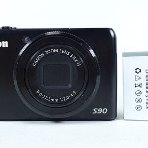 Canon Powershot S90 10.0MP Compact Digital Camera Black With Battery ...