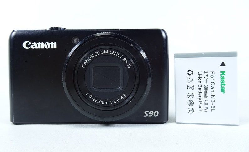 Canon Powershot S90 10.0MP Compact Digital Camera Black With Battery ...