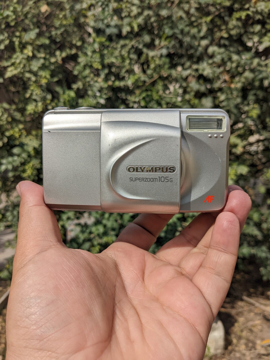 Olympus Superzoom 105G 35mm Compact Point & Shoot Vintage Film Camera ...