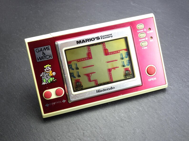 Nintendo Game and Watch Mario's Cement Factory Vintage Retro Video Game ...