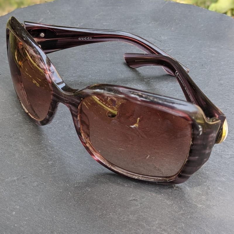 Tortoise Gucci Sunglasses - Etsy