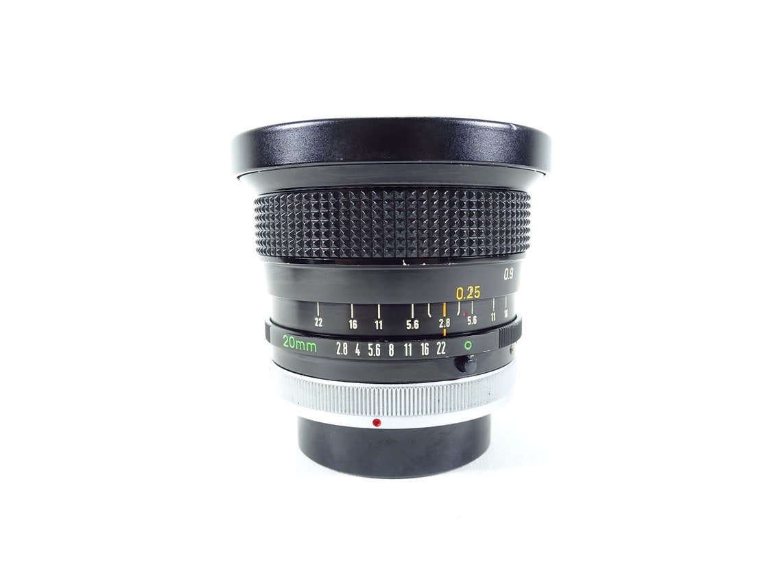 Rare Canon FD 20mm F2.8 SSC With Front and Rear Caps - Very Good ...