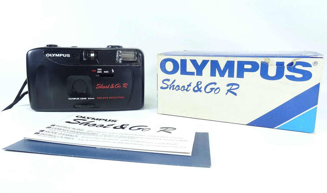 Olympus Shoot & Go R - 35mm Compact Point Shoot Film Camera With Box ...
