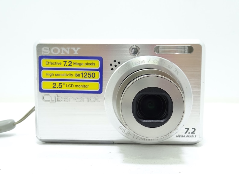 Sony Cyber-shot DSC-S750 7.2MP Compact Digital Camera With Accessories ...