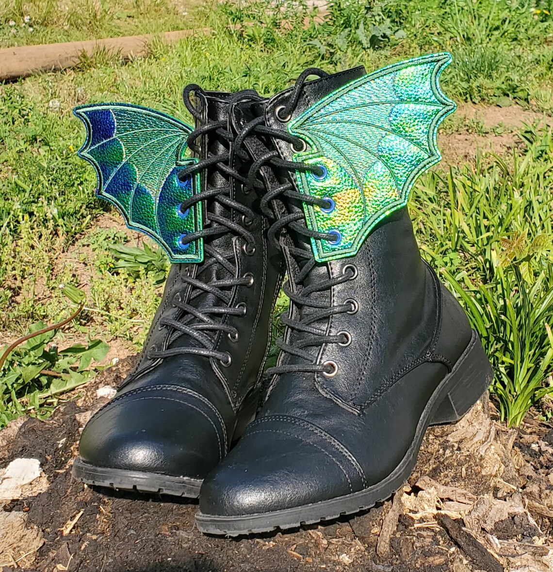 In the Hoop Boot and Skate Wings Embroidery Design for the - Etsy