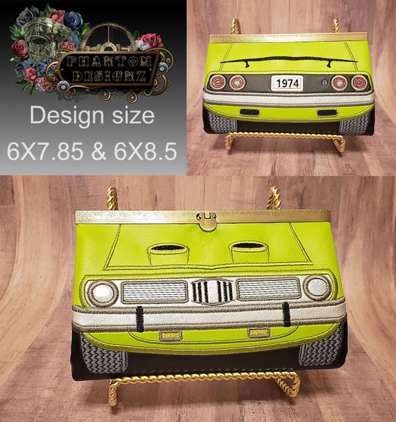 En The Hoop Cuda ADDON 6X7.85 & 6X8.5 Split Clasp Wallet - Etsy España