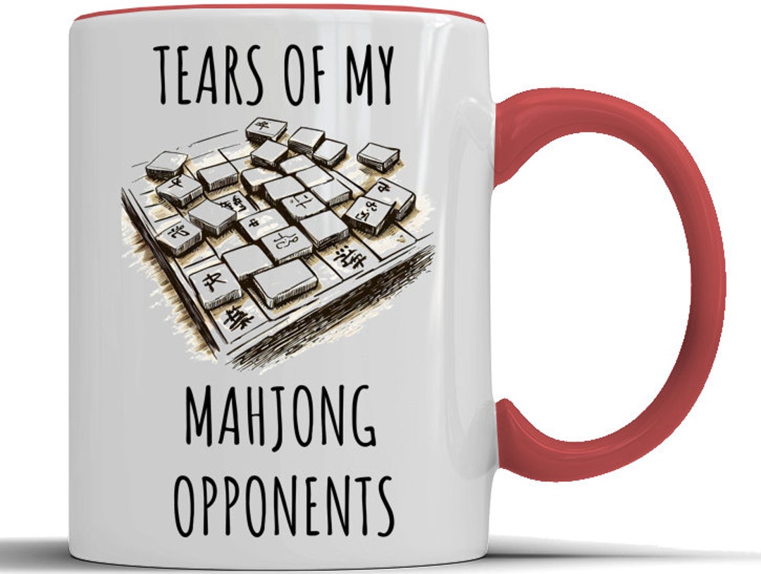 MAHJONG LOVER FUNNY Mug, Mahjong Player Mug, Mahjong Gift, Mahjong ...