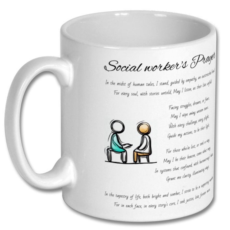 SOCIAL WORKER'S PRAYER Poem Gift, Gift for Social Worker, Social Work ...