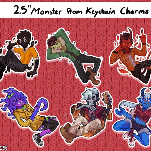 Monster Prom Keychains - Etsy