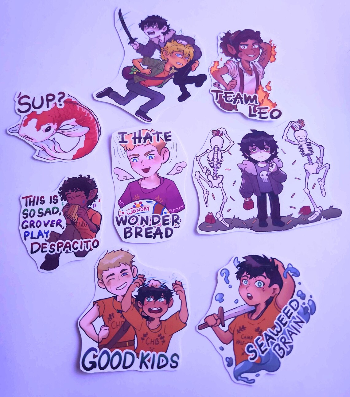 PJO- Heroes of Olympus Sticker Pack - Etsy