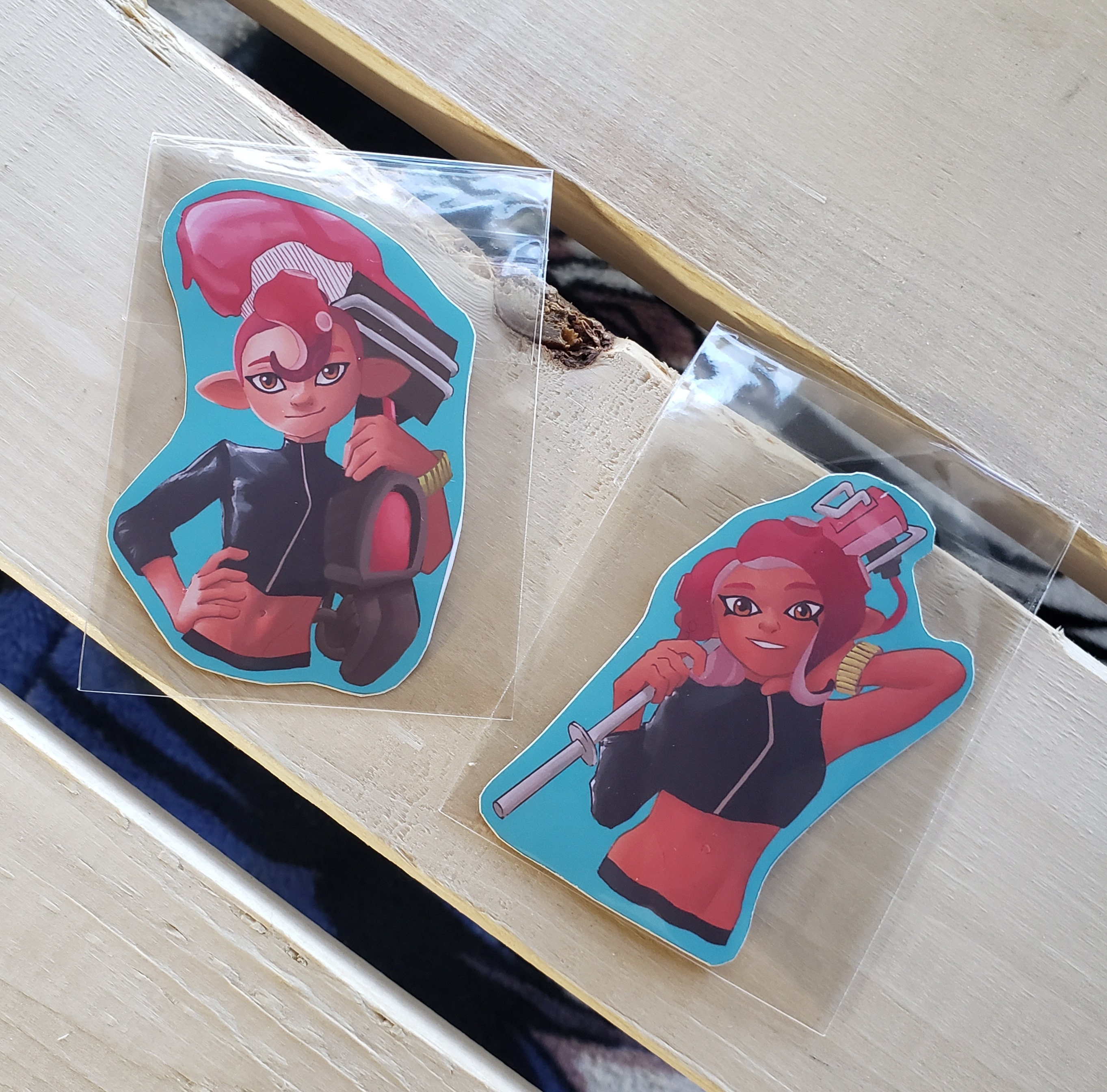 Splatoon 2 Octoling Vinyl Stickers | Etsy