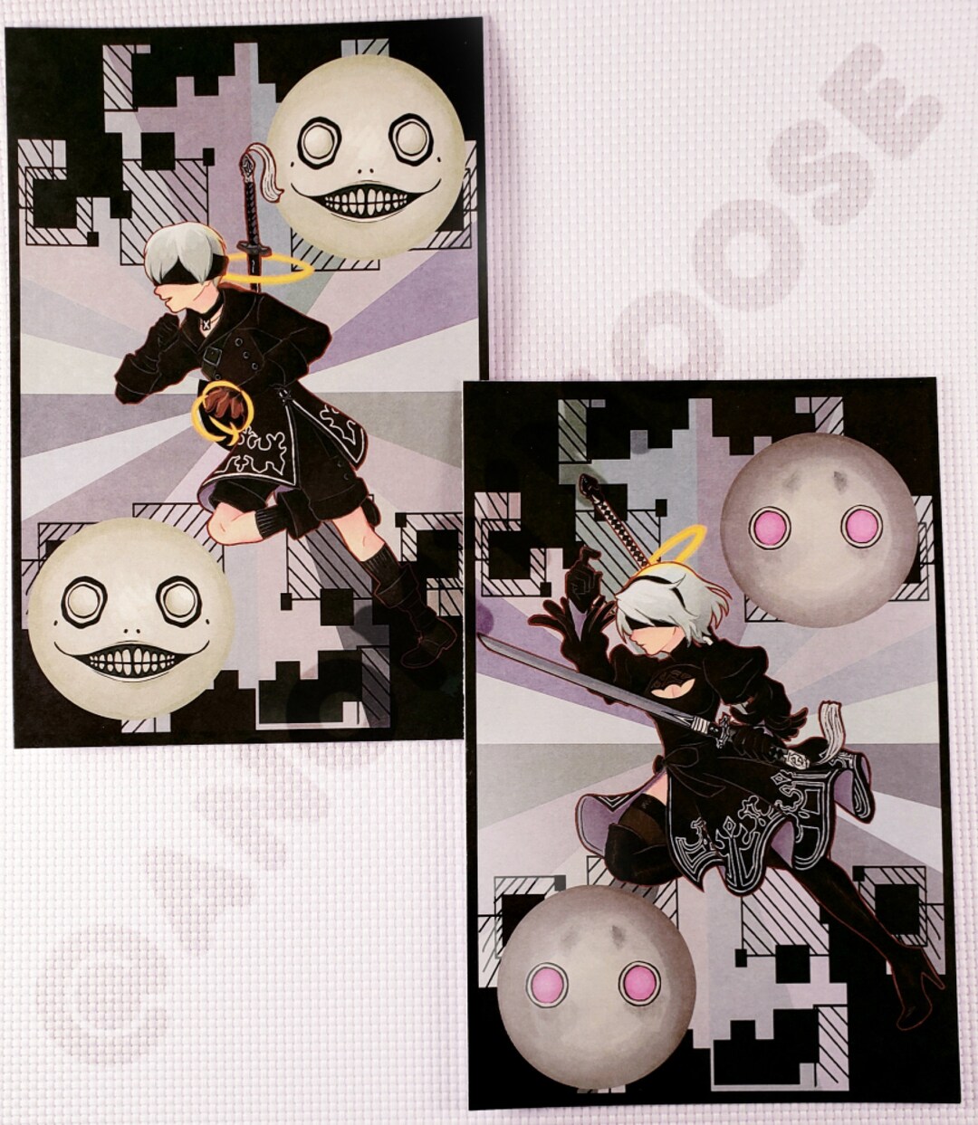 Nier: Automata 9S and 2B Postcard Prints - Etsy