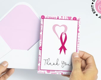 Breast Cancer Thank You - Etsy UK