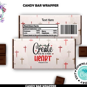 Christian Candy Bar Wrapper Party Favor, Religious Party Favor ...