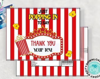 Popcorn Thank You - Etsy