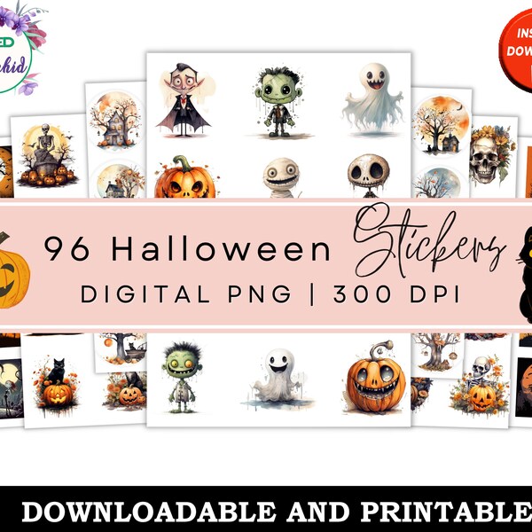 Halloween Stickers - Etsy