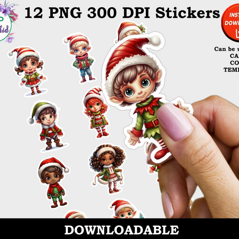 Elf Stickers - Etsy