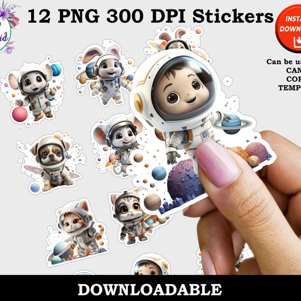 Space Stickers - Etsy