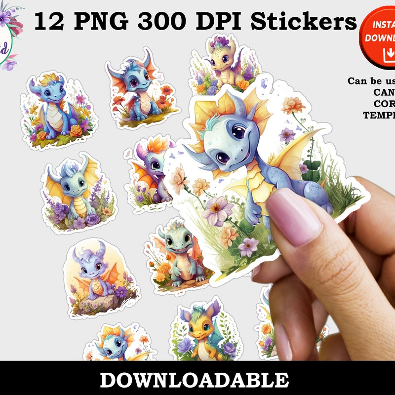 Dragon Stickers - Etsy