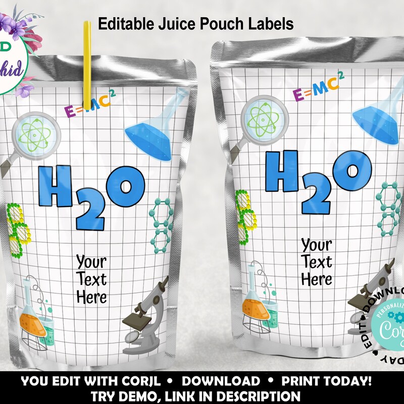 Science Labels - Etsy