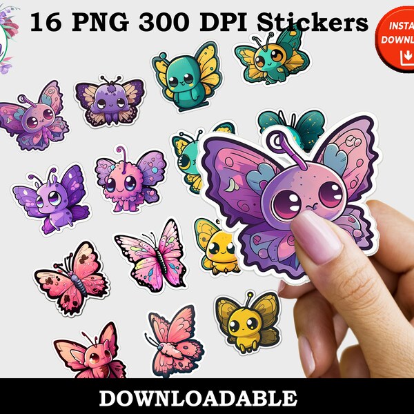 Cute Unicorn Stickers Sticker Pack Laptop Stickers Water Bottle ...