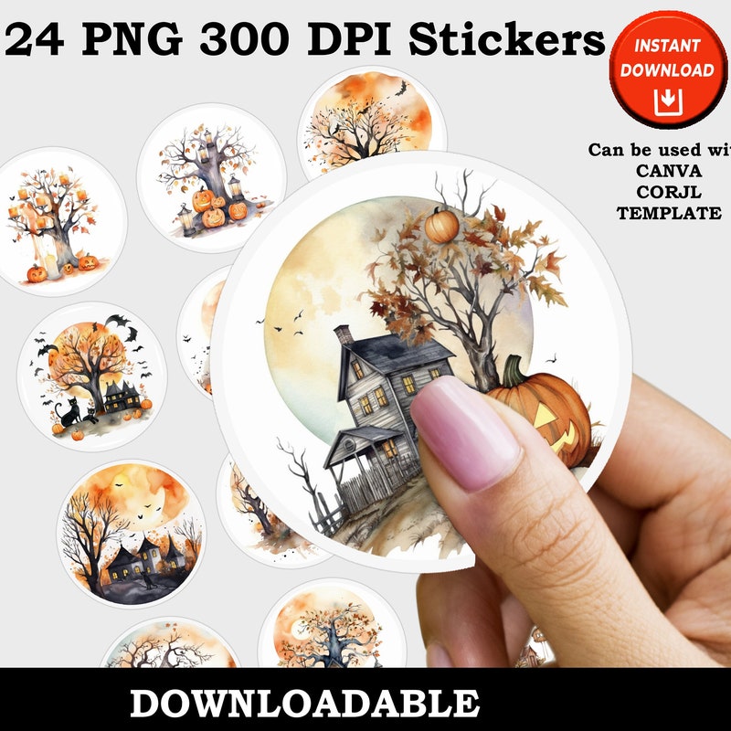 Halloween Stickers - Etsy