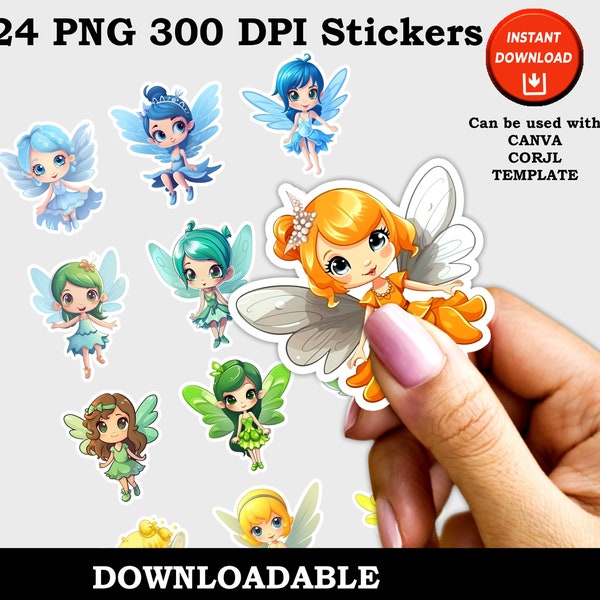 Fairy Stickers - Etsy