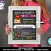 EDITABLE Virtual Back to School Photo Prop Chalkboard Back to School ...