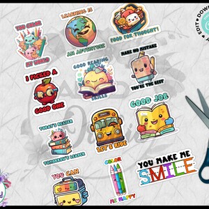 Printable Teachers Motivational Classroom Sticker, Inspirational ...