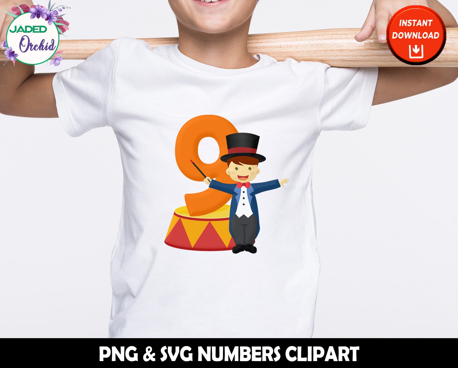 Circus Numbers Clipart Circus Clipart Carnival Clipart - Etsy