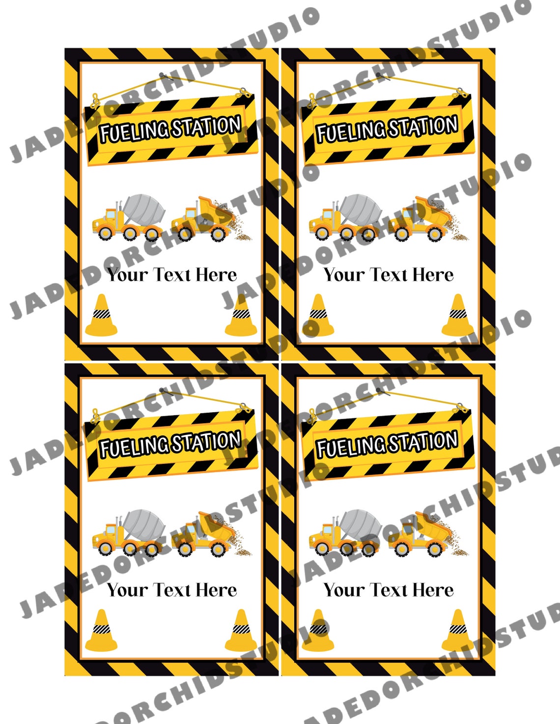 Construction Themed Party Favors Construction Birthday - Etsy