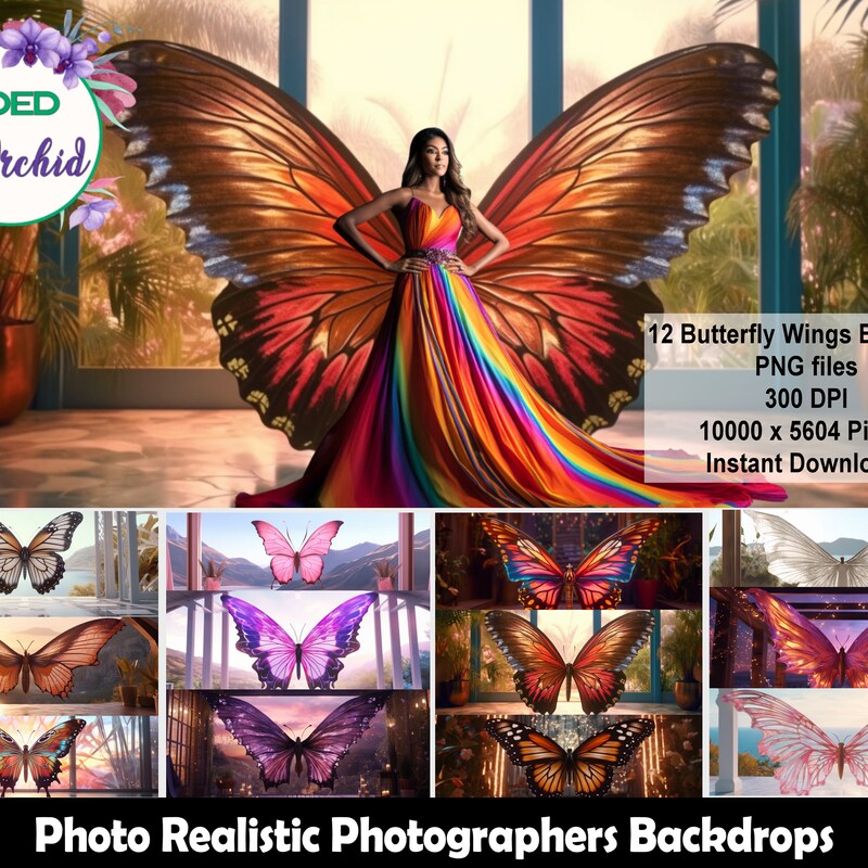 Butterfly Backdrop - Etsy