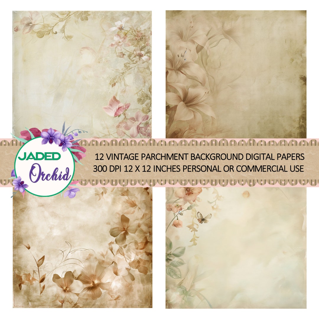 Vintage Antique Paper Background, Vintage Paper Parchment Background ...