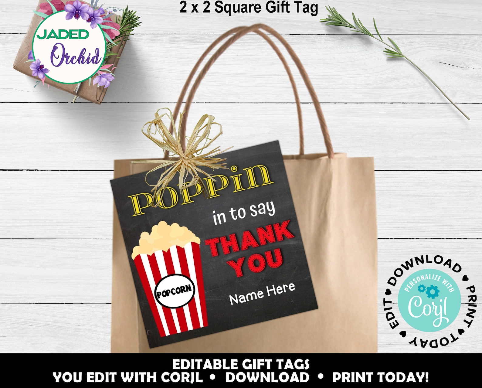 Teachers Thank You Teacher's Appreciation Popcorn Gift | Etsy