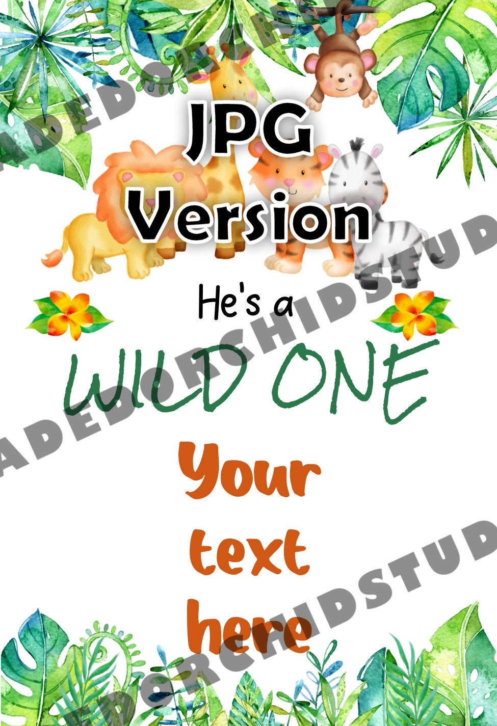 Printable Wild One Birthday Juice Label Template Wild 1 | Etsy