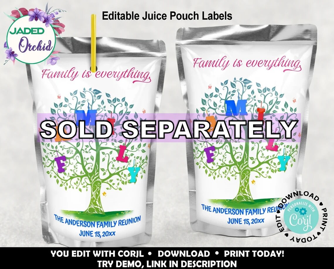 Printable Family Reunion Paddle Fan Family Reunion Fan - Etsy