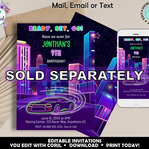 Race Car Gift Tag Printable Race Car Thank You Tag Race Car - Etsy