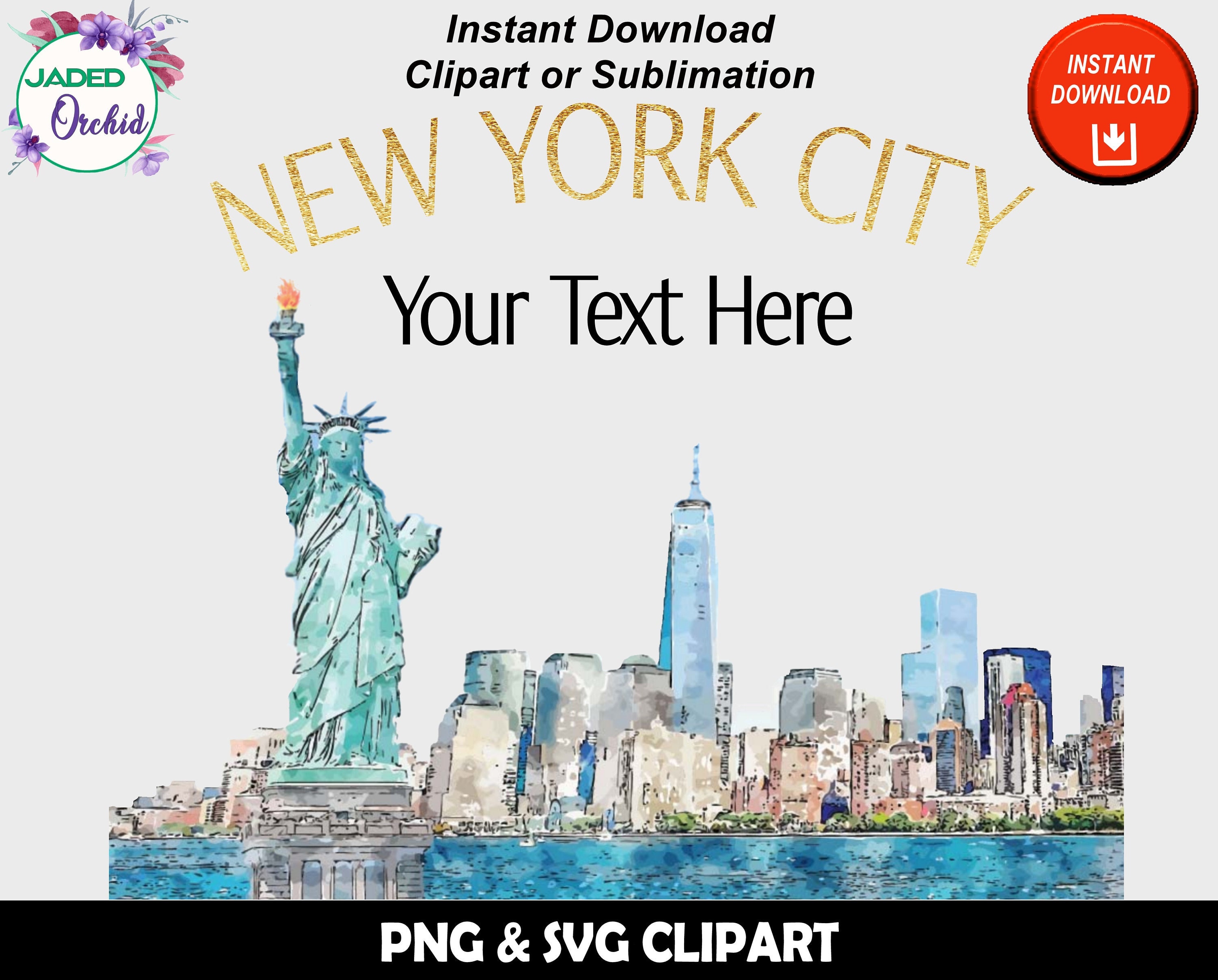 New York Buildings Clipart