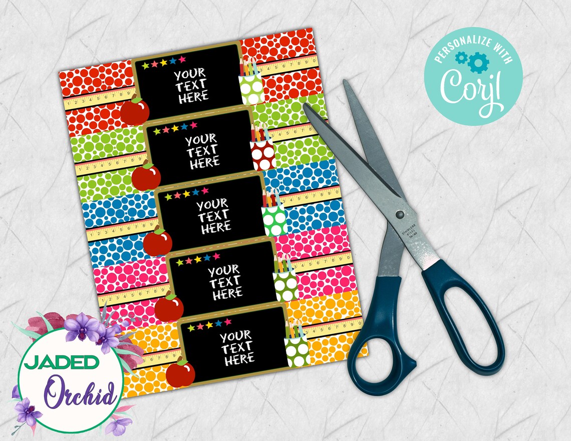 Teacher Appreciation Water Bottle Label Thank You Bottle - Etsy