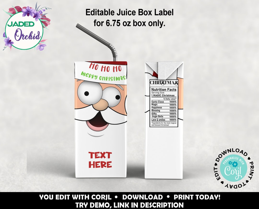 Santa Claus Party Favor, Santa Claus Christmas Party Favor, Christmas ...