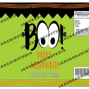 Printable Frankenstein Halloween Chip Bag Labels Halloween - Etsy