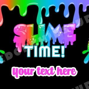 Printable Girls Slime Party Favor, Slime Water Bottle Labels, Girls ...