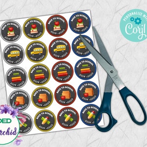 First Day of School Cupcake Toppers, Back to School Toppers, Teacher ...