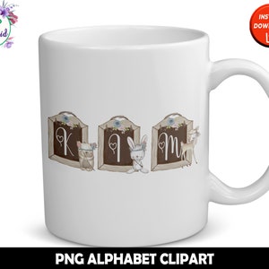 Boho Animal Alphabet SVG Clipart Boho Animal Alphabet Letters - Etsy
