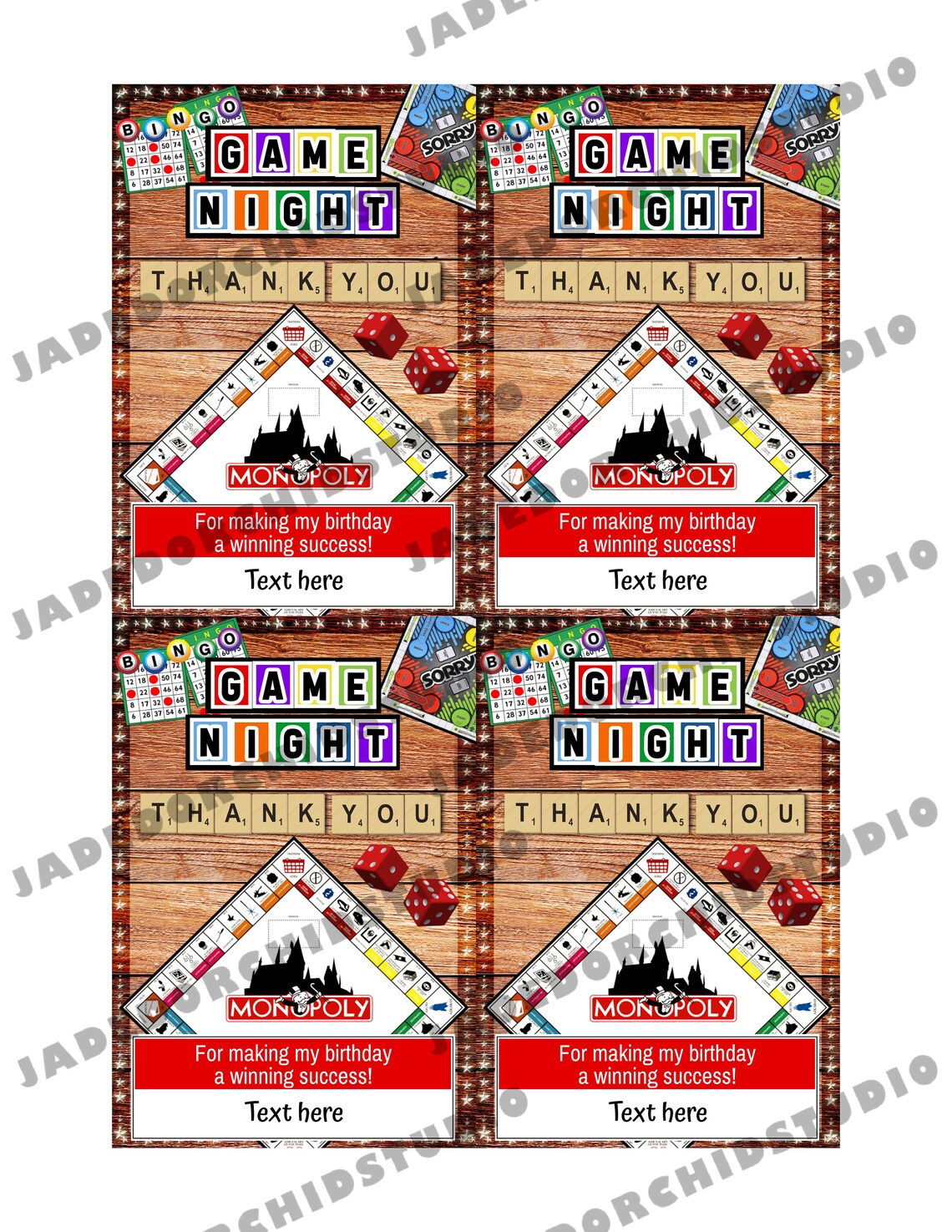 Printable Game Night Juice Label Game Night Birthday Juice | Etsy