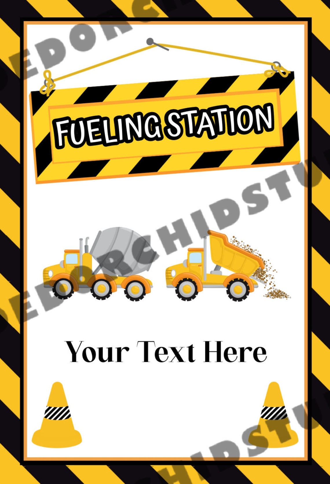 Construction Themed Party Favors Construction Birthday - Etsy