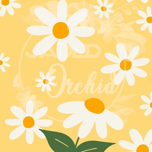 Editable Daisy First Birthday Invitation, Retro Daisy Birthday Invite ...